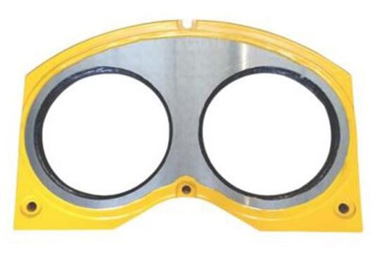 concrete pump wear plate, spectacle wear plate and cutting ring