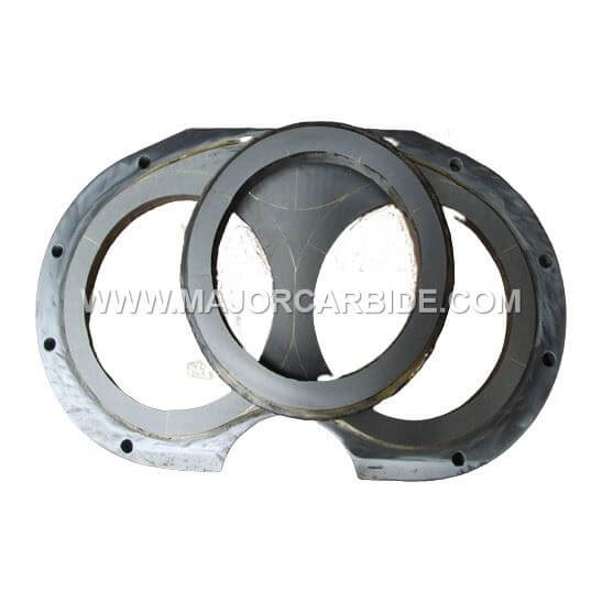 concrete pump wear plate, spectacle wear plate and cutting ring